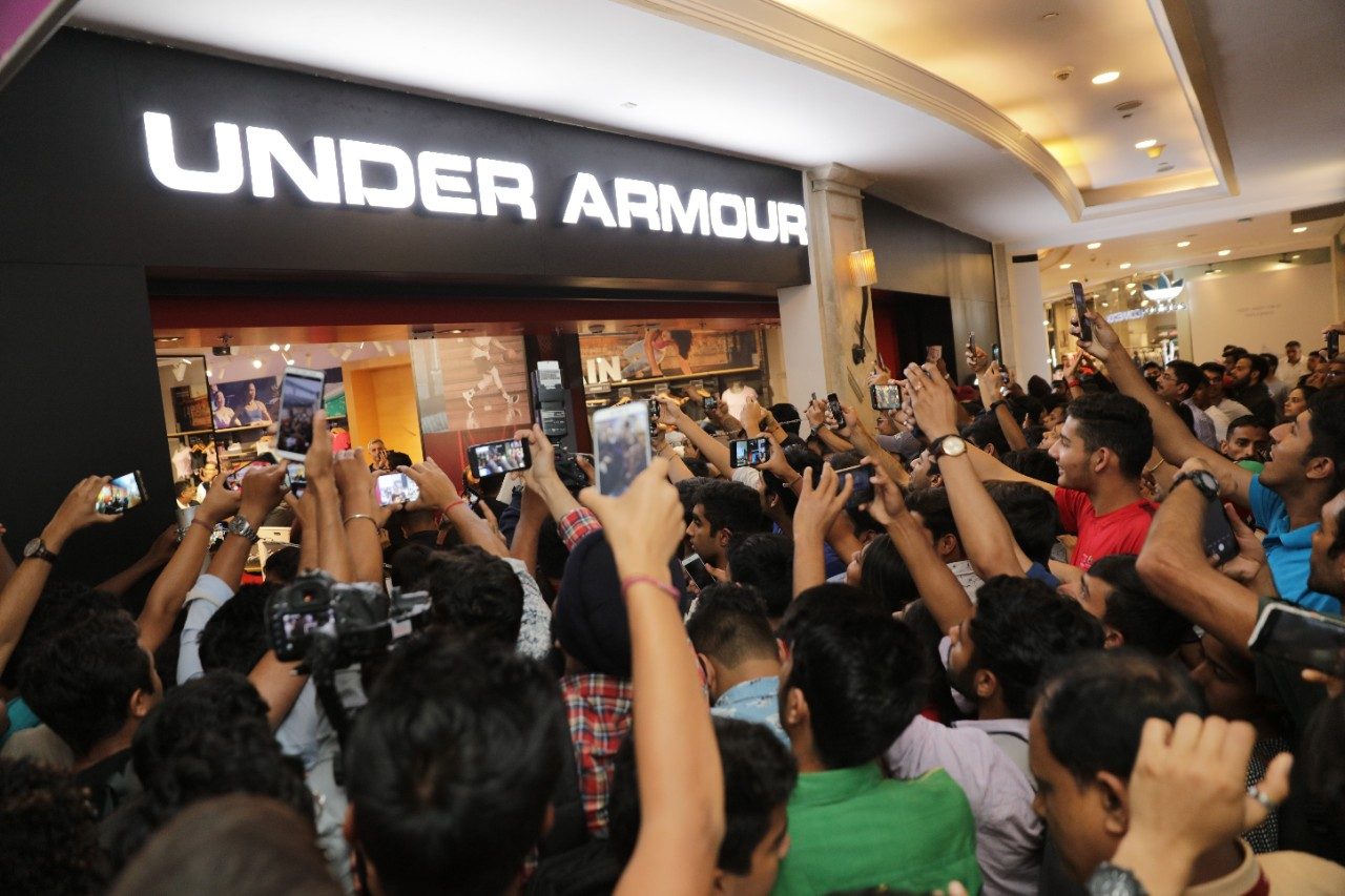 UNDER ARMOUR MAKES A SPLASH IN INDIA